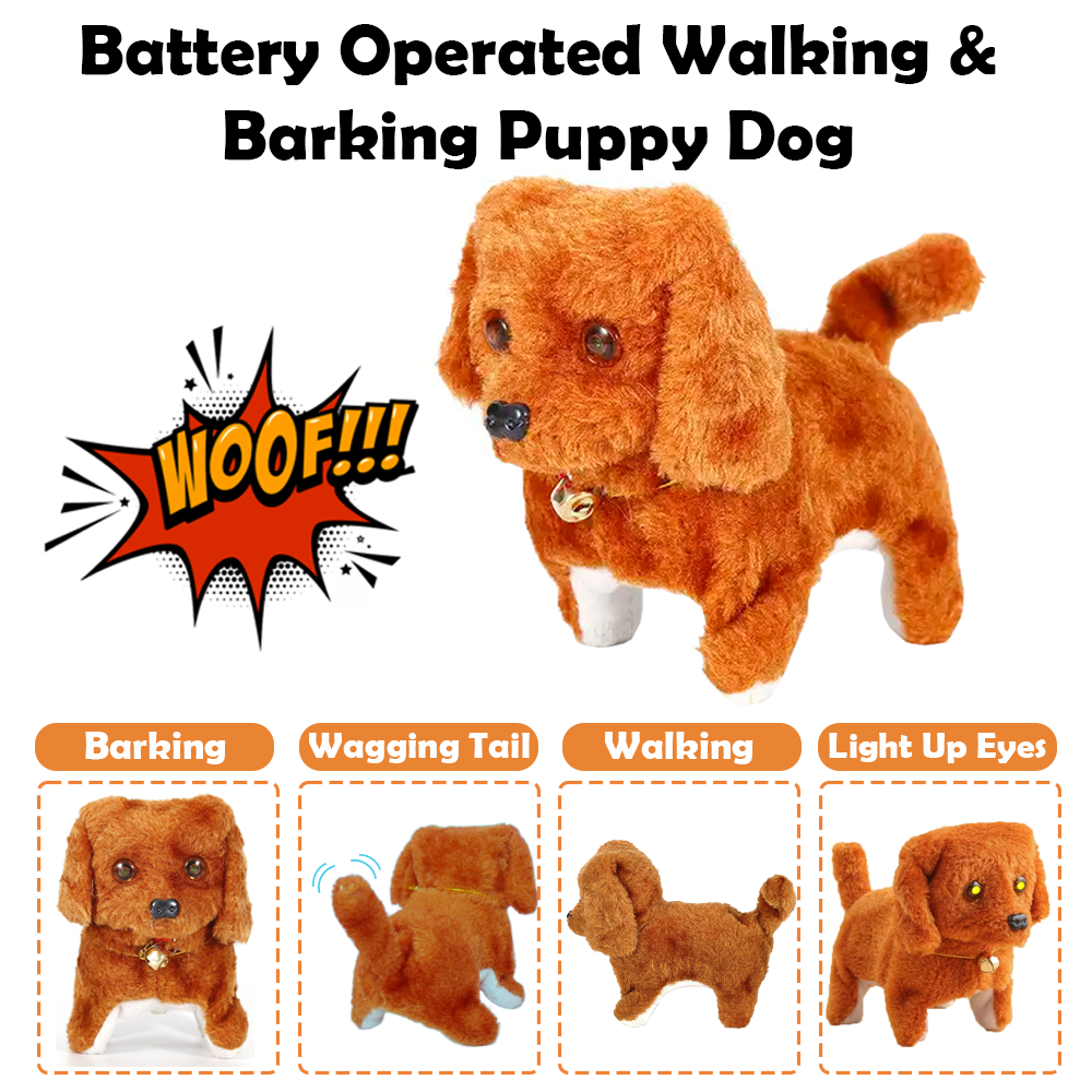 Battery Operated Walking & Barking Puppy Dog | Daraz.lk
