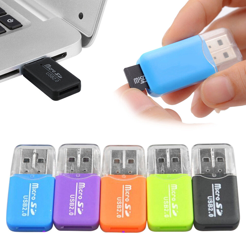 USB 2.0 Micro SD TF Portable Mini Card Reader | Daraz.lk