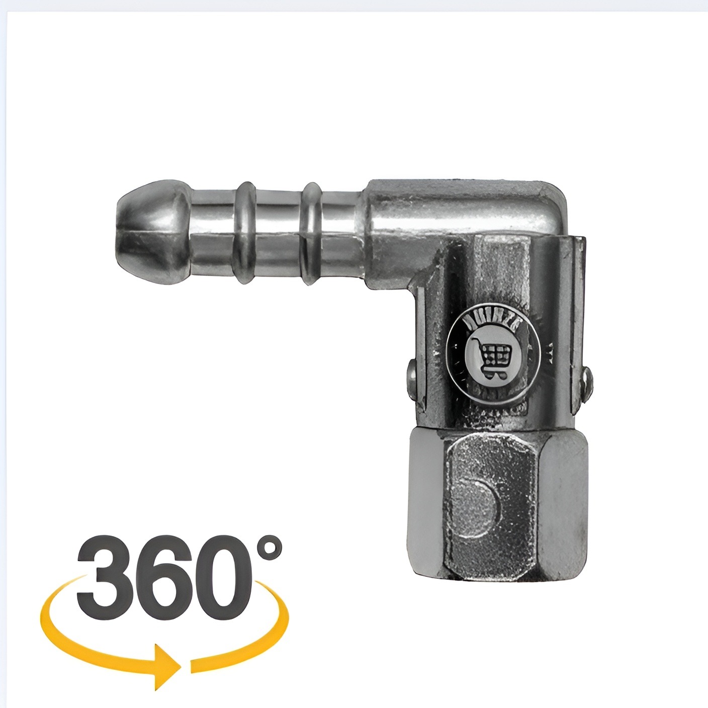 Gas Cooker Stove Hose Silver Connector 40mm (Big Hole) 15mm | Daraz.lk