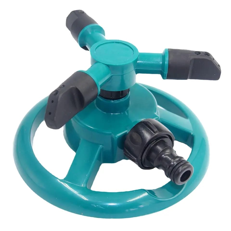 Sprinkler Nozzle 360 Degree Automatic Rotating Water Spray Garden Lawn ...