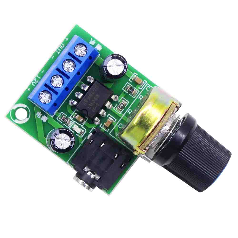 LM386 Audio Amplifier Board DC 3V~12V 5v Mini AMP Module Adjustable ...
