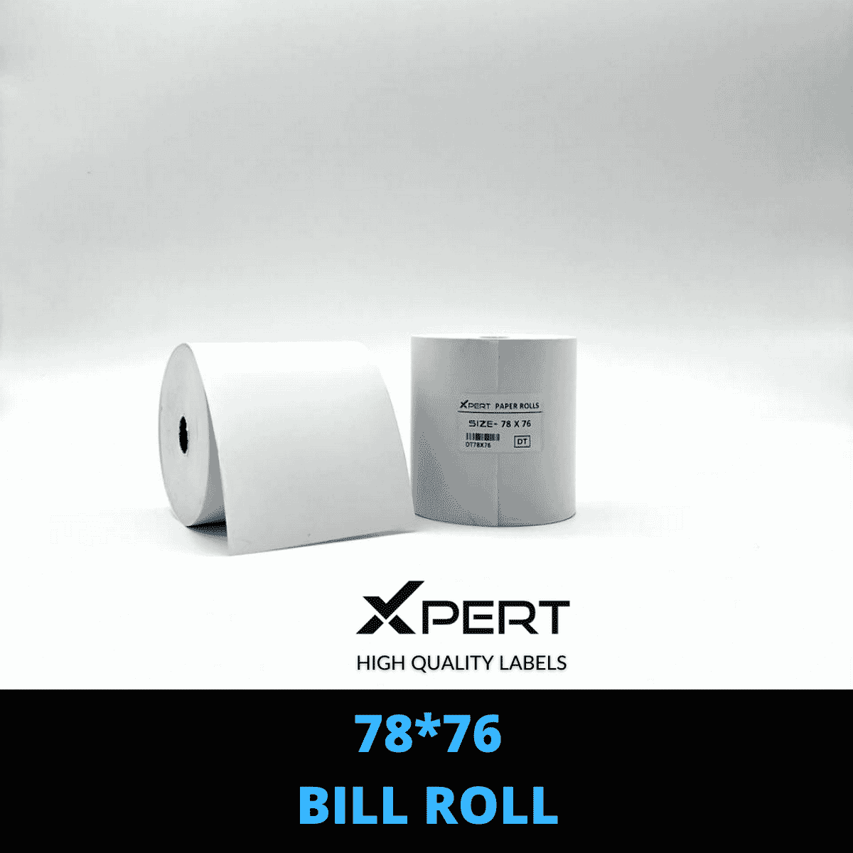 78*76mm Direct Thermal Paper Bill Roll, Cash Register Roll for POS Bill ...