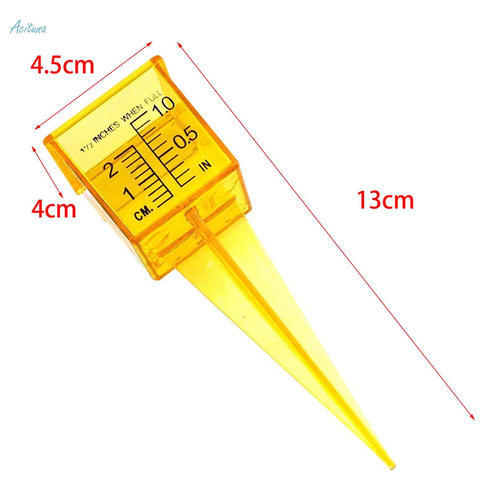 Water Rain Gauge 1.5in Landscape Measurement Tool for Garden Backyard ...
