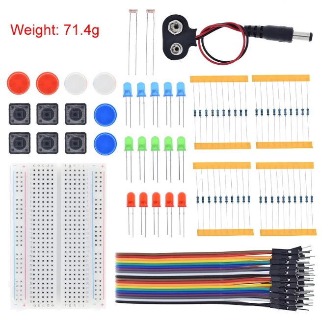Starter Kit 13 in 1 Kit New Starter Kit Mini Breadboard LED Jumper Wire ...