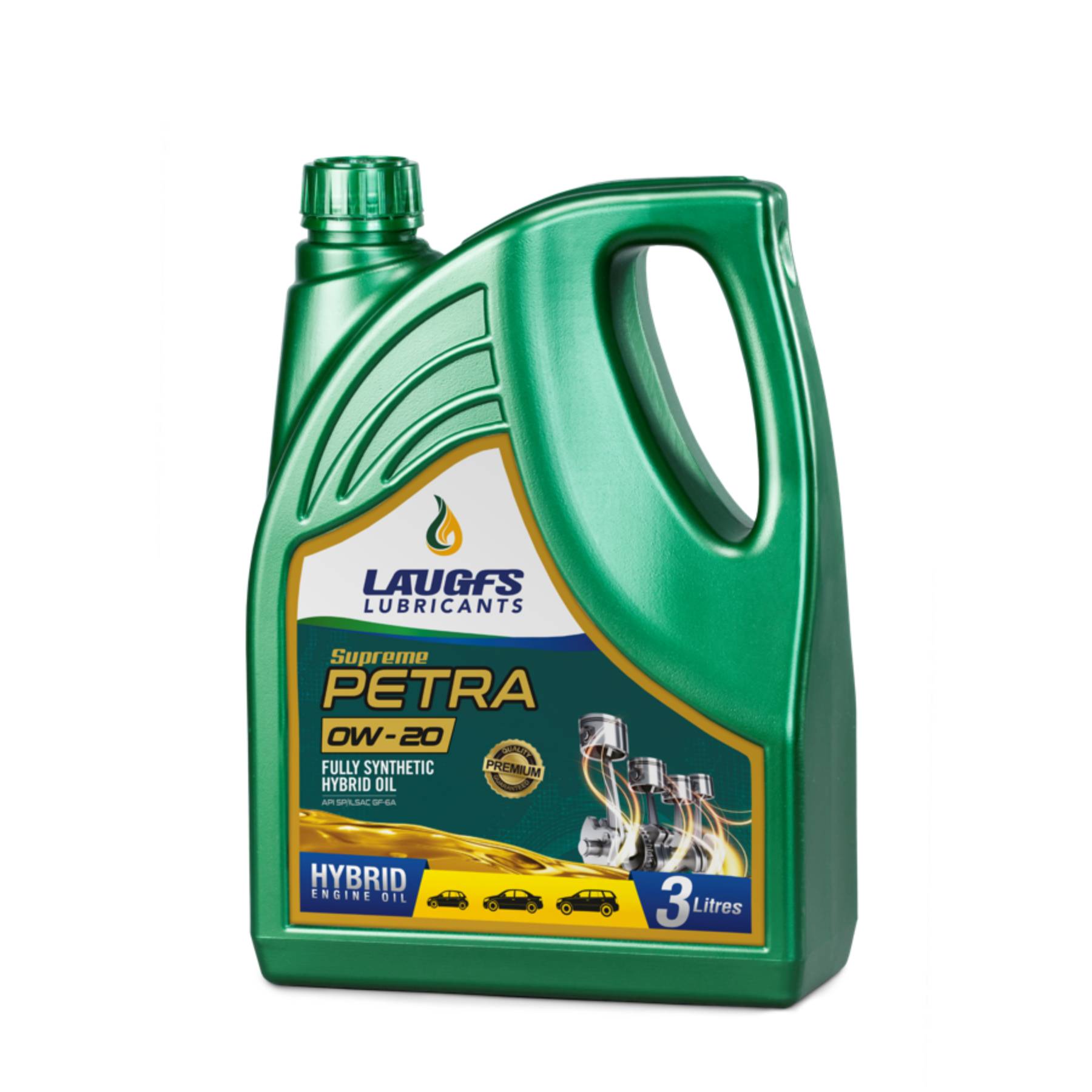LAUGFS Supreme Petra SAE 0W-20 (Petrol Engine Oil) - 3L | Daraz.lk
