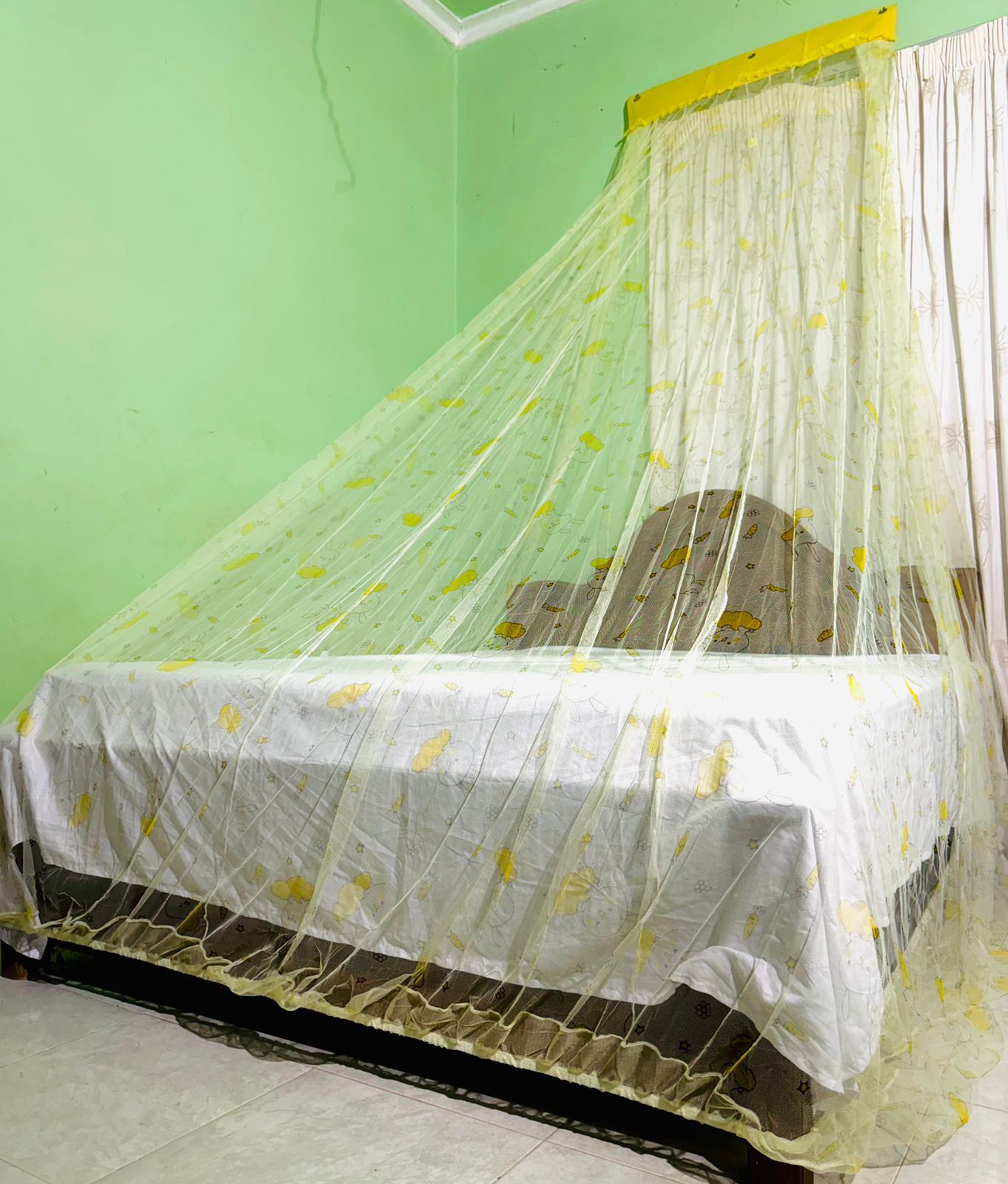 Mosquito Net 6x8 Mosquito Net Wallnet Printed Design Blue,Pink,Purple ...