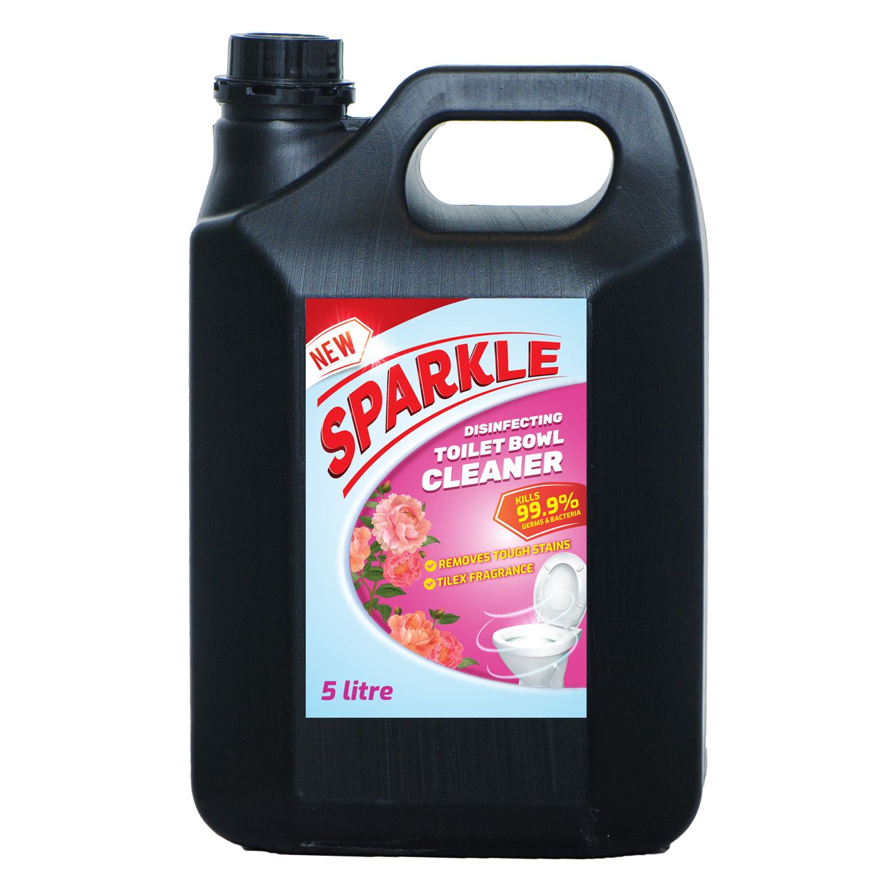Sparkle Premium Toilet Cleaner Liquid With Power Plus 10/10 Stain ...
