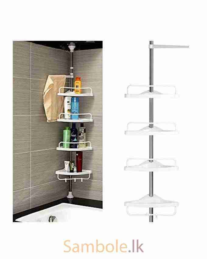 Multi corner shelf 4-layer adjustable rac | Daraz.lk