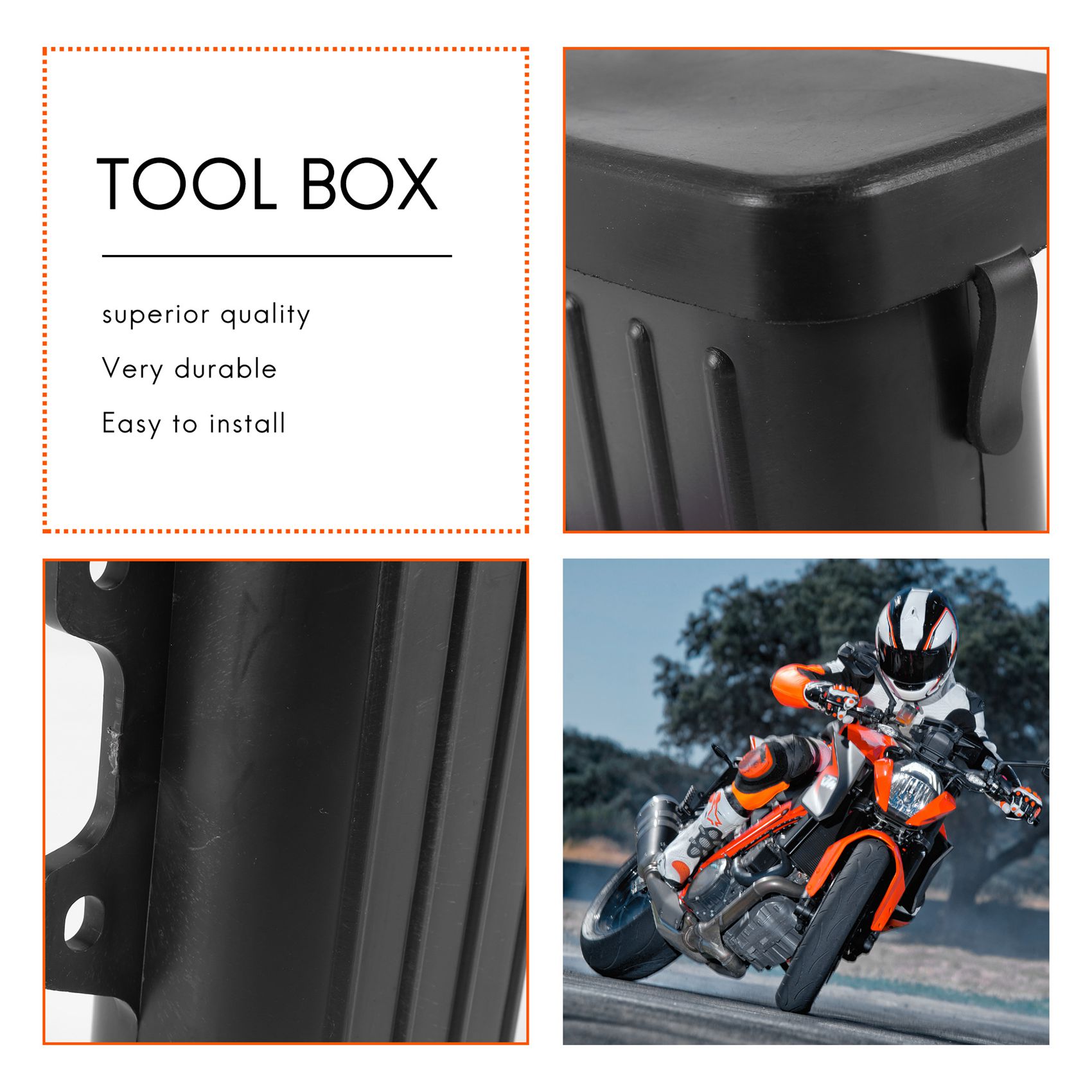 Motorcycle Trail Tool Box for Suzuki DR250 Djebel TW200 TW225 | Daraz.lk