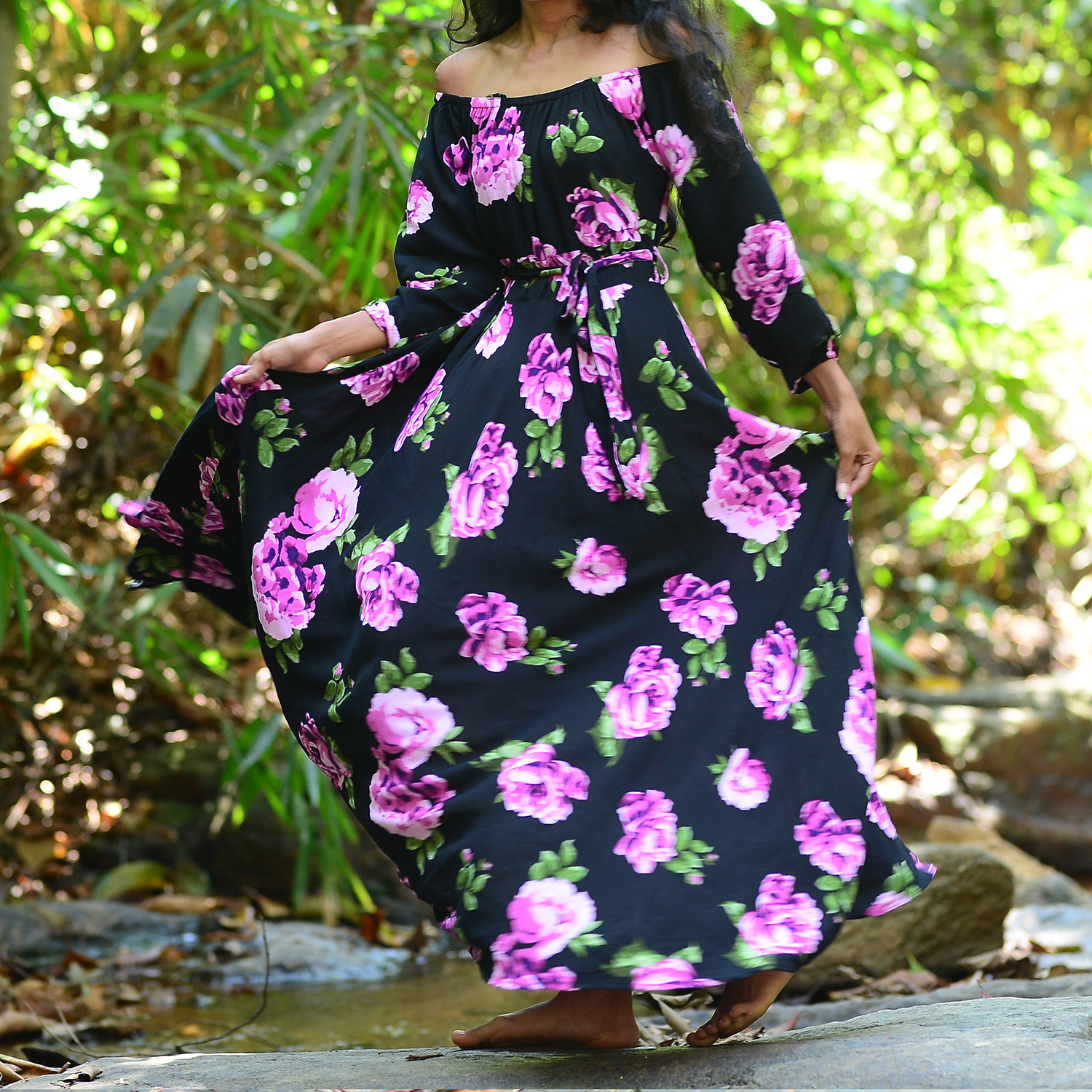 off shoulder Frock | Daraz.lk