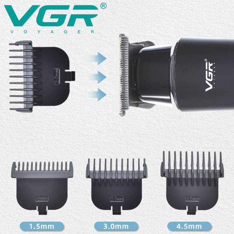 VGR V-937 NEW Adult Hair Clipper LCD Digital Display Hair Clipper Hair Salon Special Carving ...