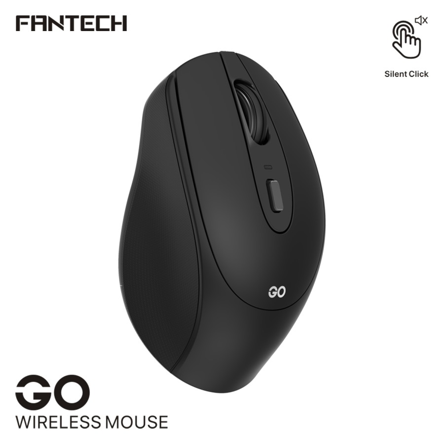 FANTECH W191 (Black) GO WIRELESS MOUSE SILENT SWITCH MOUSE | Daraz.lk