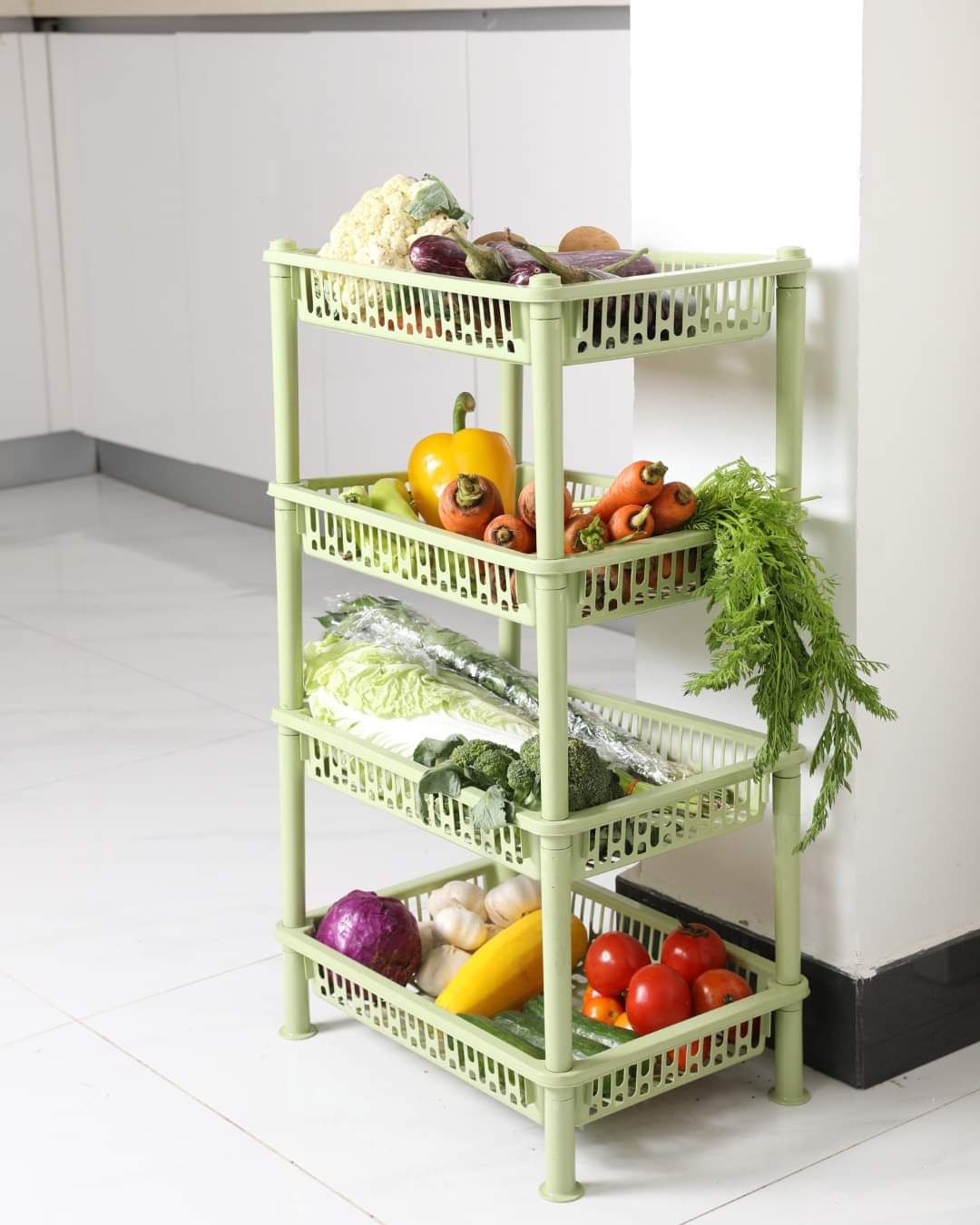 Phoenix vegetable rack heavy duty smart rack kitchen rack | Daraz.lk