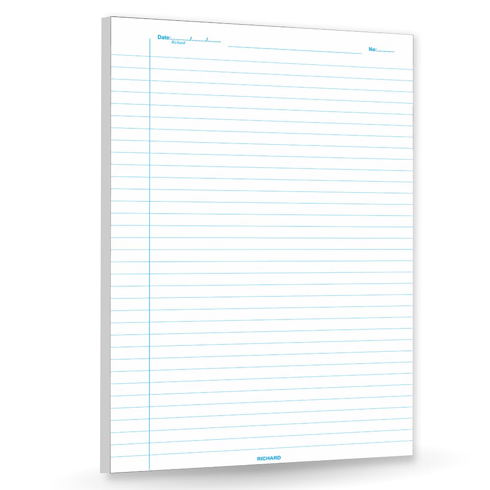 (CUT PAPER 5015 =) Richard Rough Ruled Paper - Single Rule =100 Sheets ...