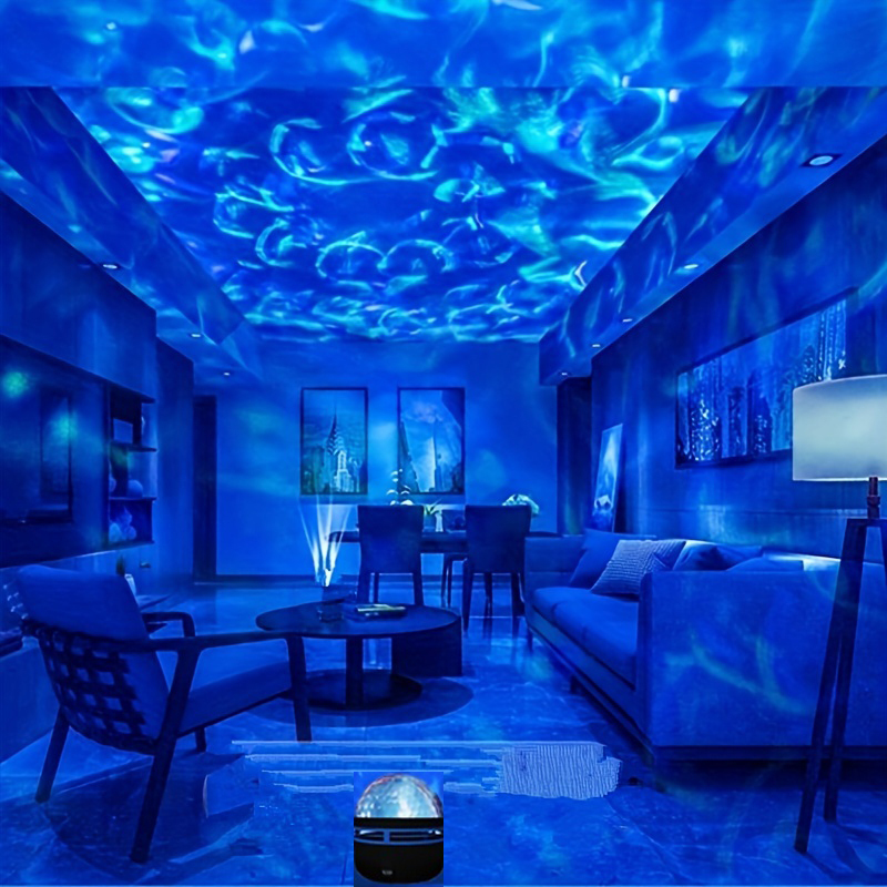 【HOT】 1Pc Star Projector, Galaxy Projector, Water Ocean Wave Projector ...