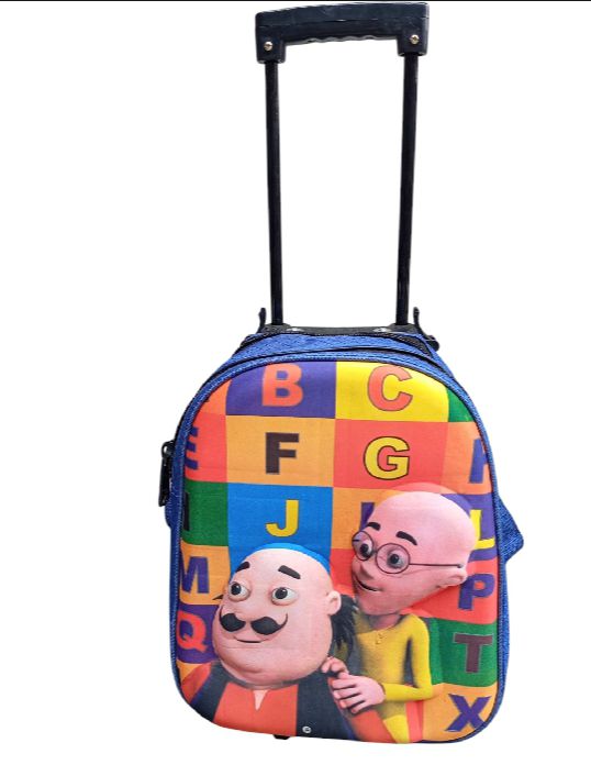 Kids School Trolley bag important 4D for boys and girls class play ...