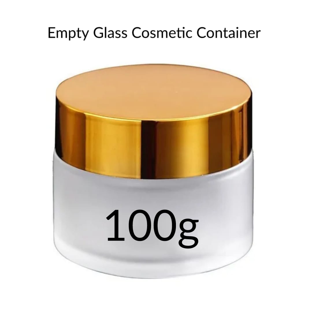 Empty Glass Cosmetic Containers - Sample Jars for Beauty Products ...