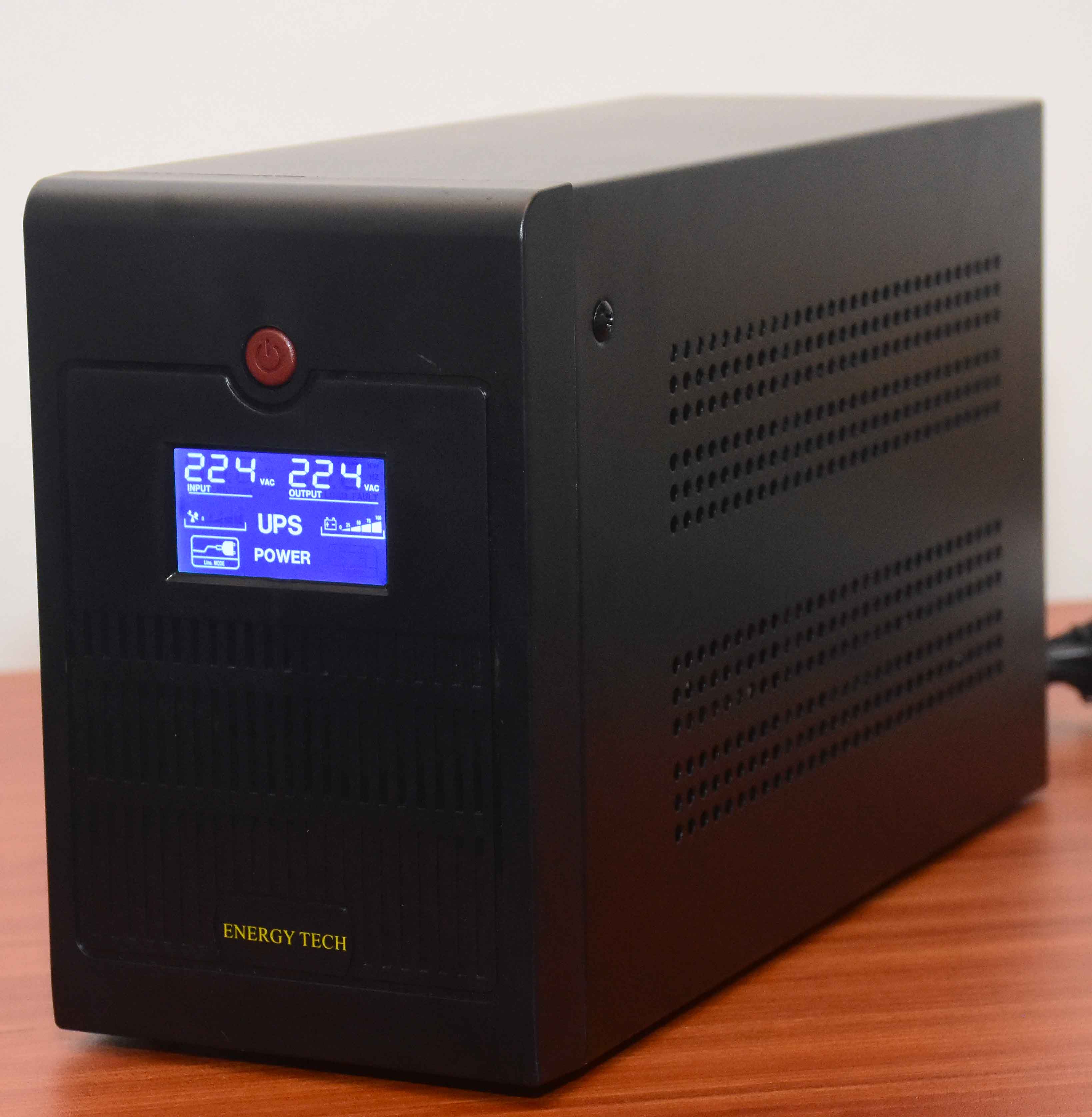 UPS 1200VA Energy Tech With LCD Display 1 Year Warranty | Daraz.lk