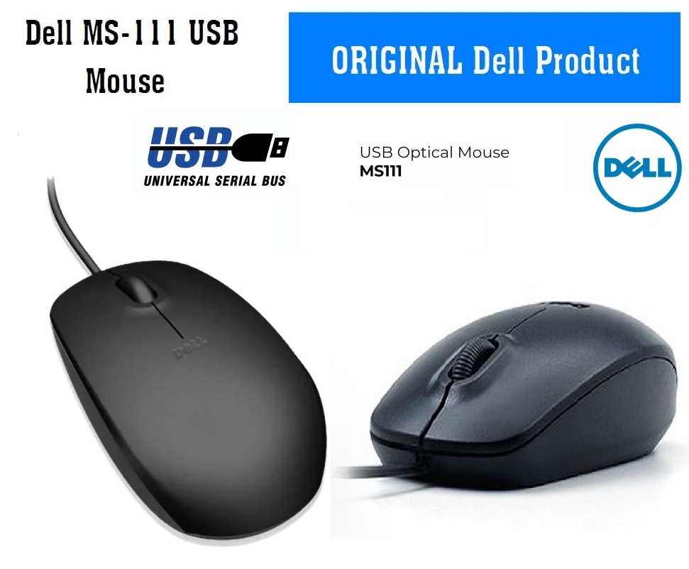 Dell USB Optical Mouse Dell Black Wired USB Optical Mouse | Daraz.lk