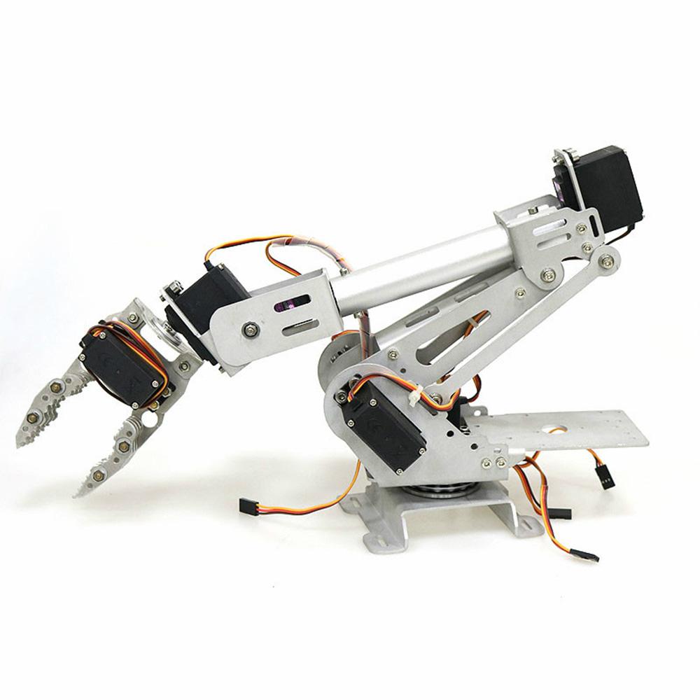 KOGEEK 7 DOF Metal Claw Robotic Arm with Servo DIY Kit Mechanical Arm ...