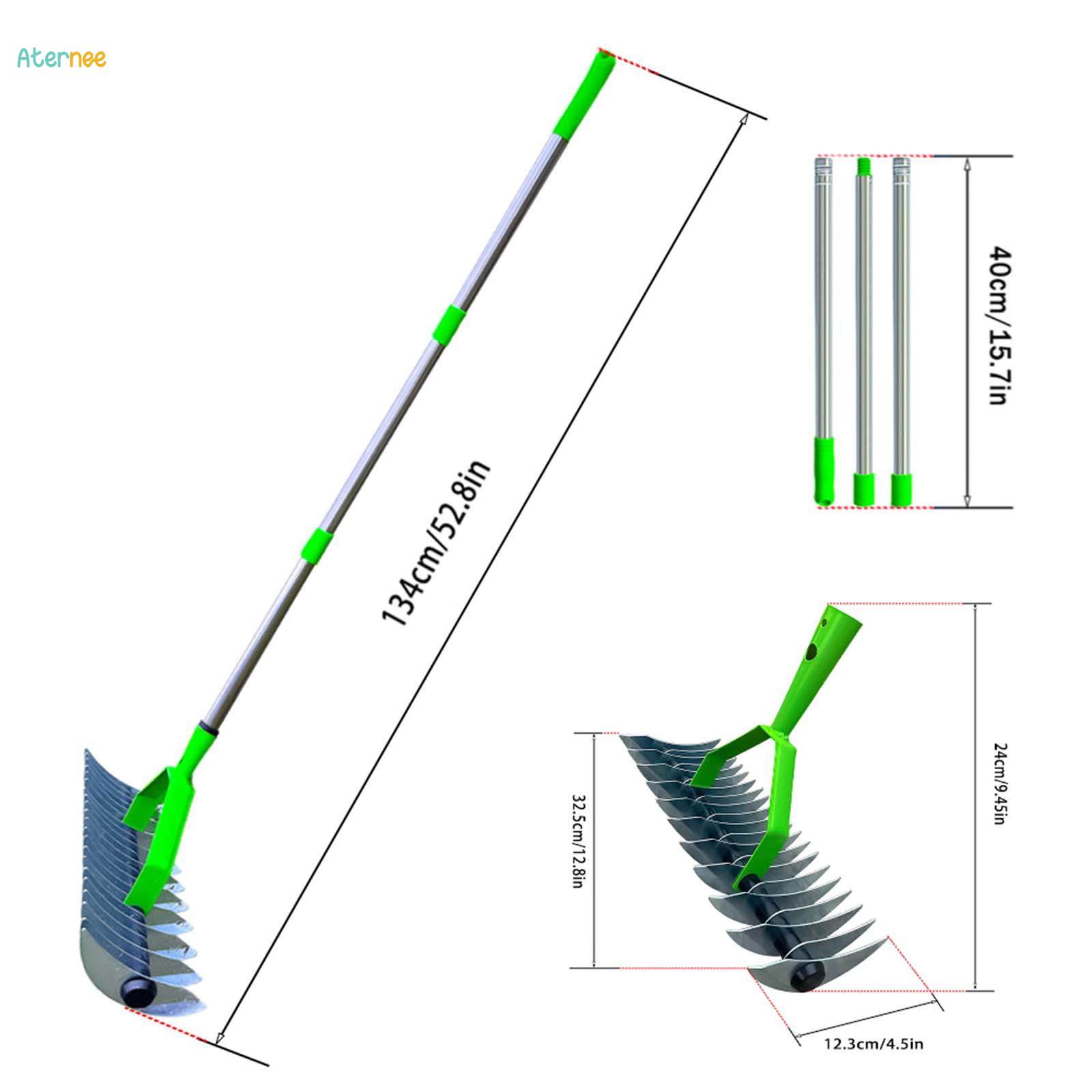 Lawn Thatching Rake Dethatcher Rake for Loosening Soil Dethatching Lawn ...