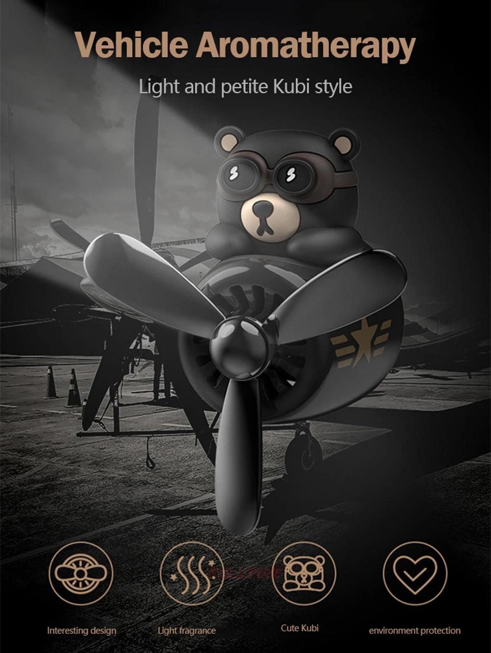NEW Harco Bear Car AC Aroma Diffuser Car Air Freshener Anime Air ...