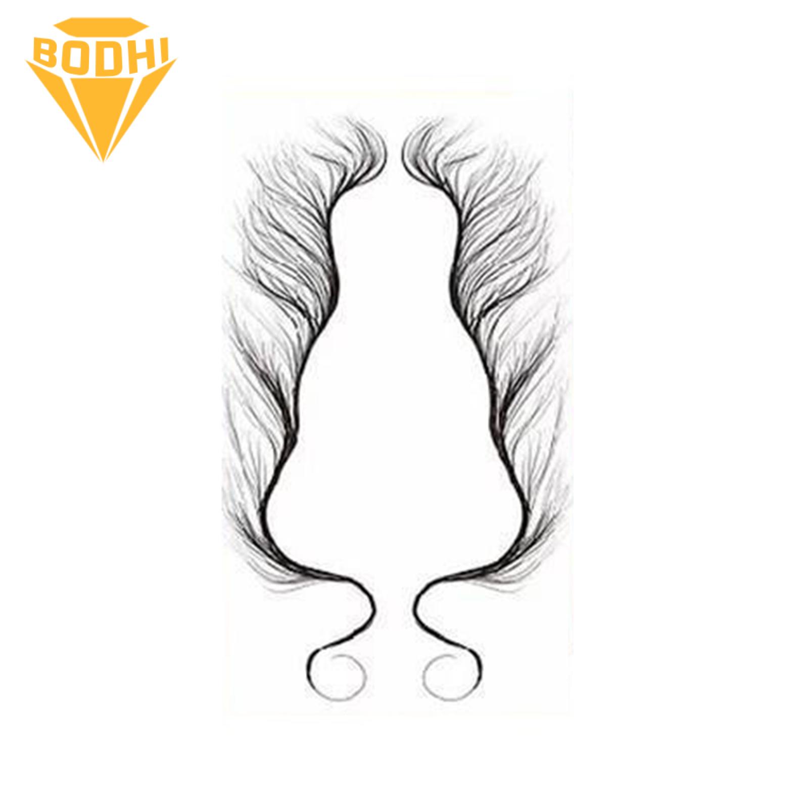 BODHI Hair Tattoo Sticker Smooth Small Fake Hairline Lasting Hair Edges ...