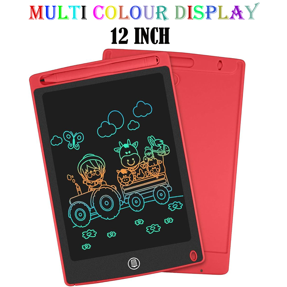 Kids Drawing Tablet 12 inch LCD Drawing Pad Drawing Tools Portable ...