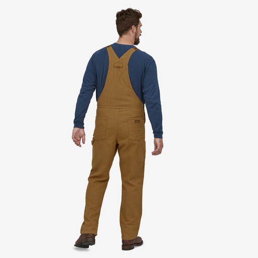 Buy S Brown Mens Work Wear Canvas Overalls