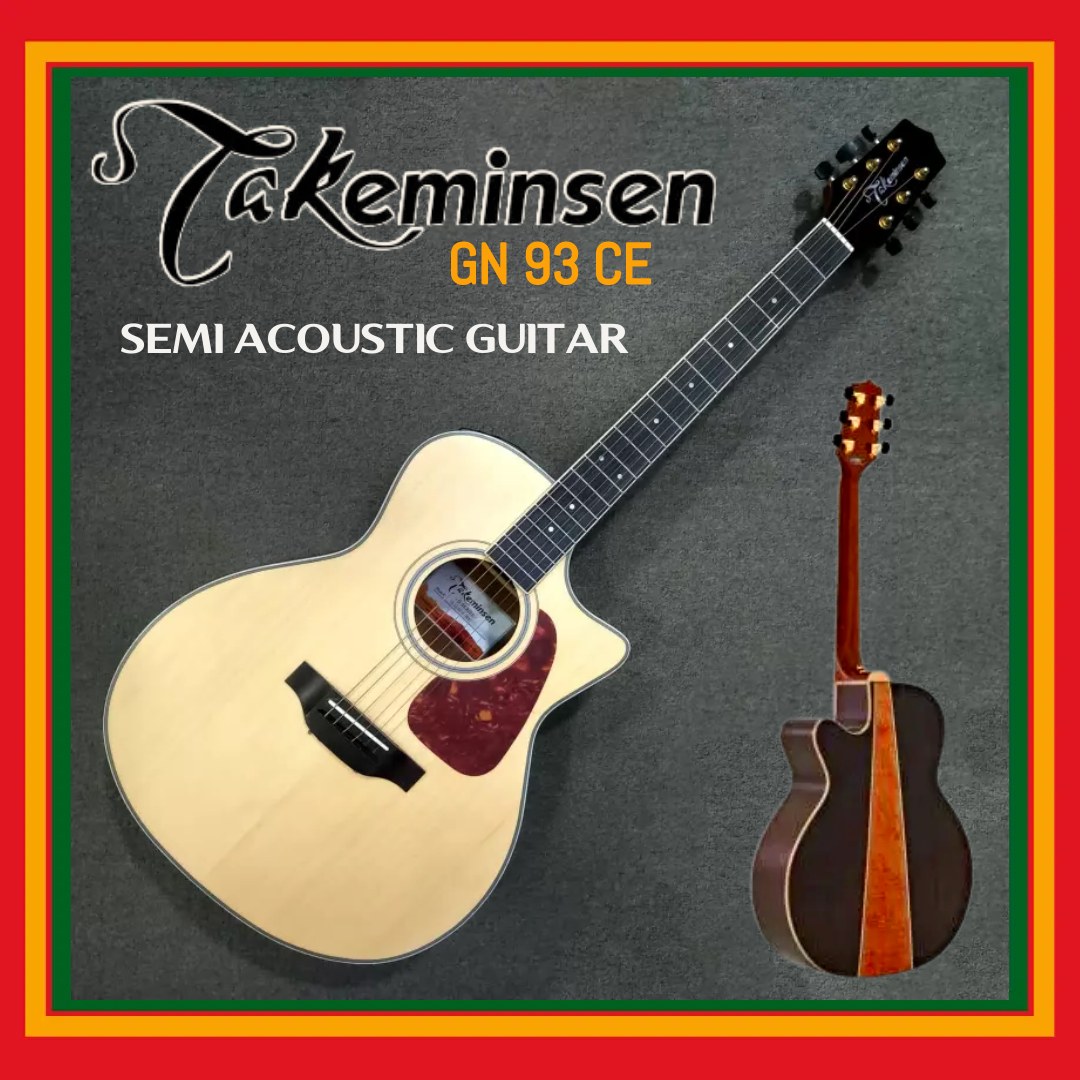 Takeminsen GN93CE Acoustic Electric Guitar - Natural | Daraz.lk