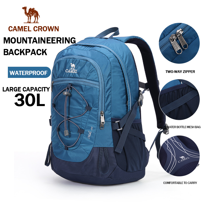 CAMEL CROWN Outdoor 30L Hiking Backpack Traveling Bag | Daraz.lk