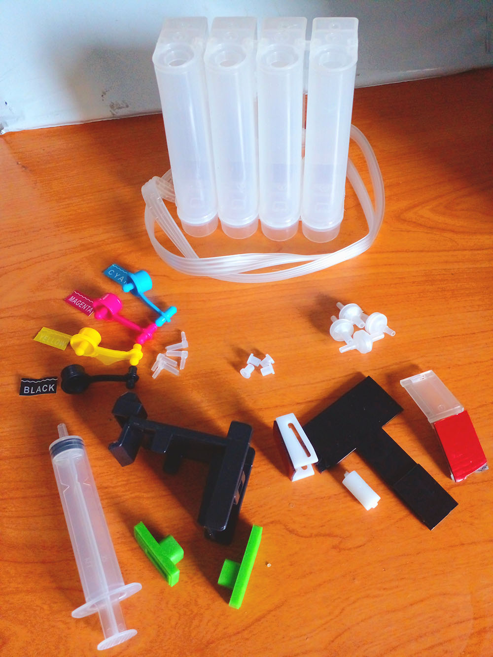 4 colour refill CISS UNIT INK TANK for HP Canon printers | Daraz.lk