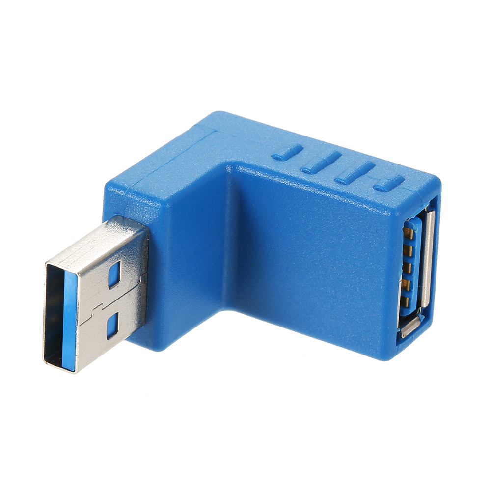 HXSJ Right Angle Usb3.0 Am To Af L Shape Adapter Converter Usb 3.0 A ...