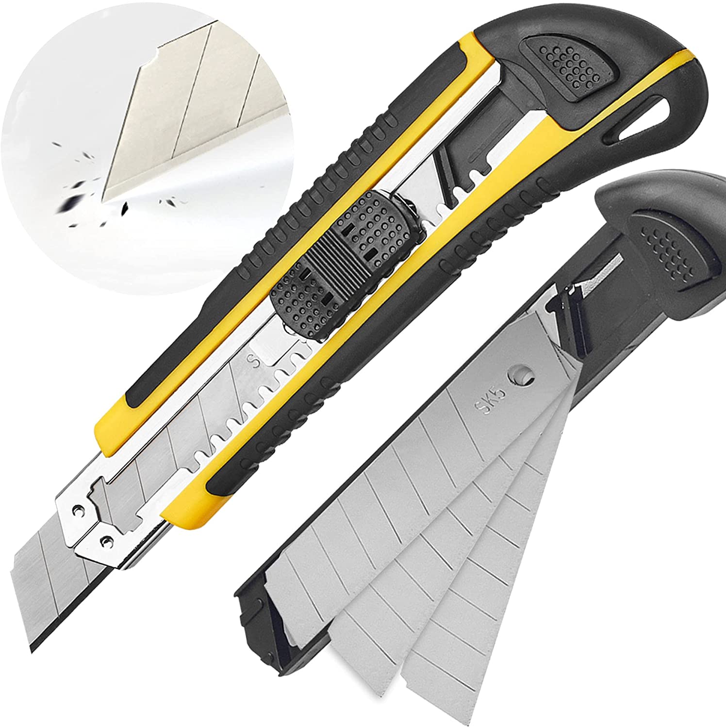 Heavy Duty Paper Cutter Knife Cutter Knife 18mm with Extra Snap off ...