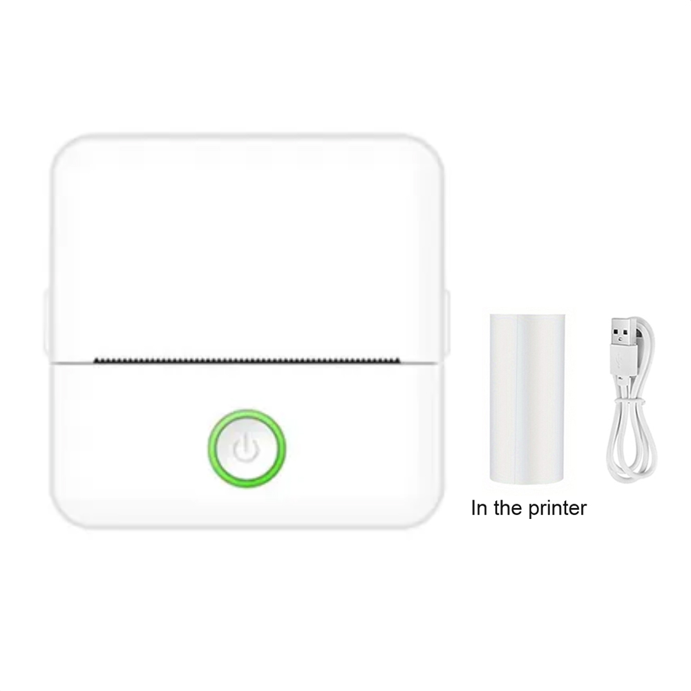 Mini Printer, Inkless Sticker Maker, Free Cut Small Pocket Printer ...