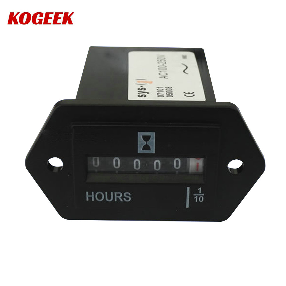 KOGEEK SYS-1 Hour Meter Digital Industrial Sealed Timer Counter ...