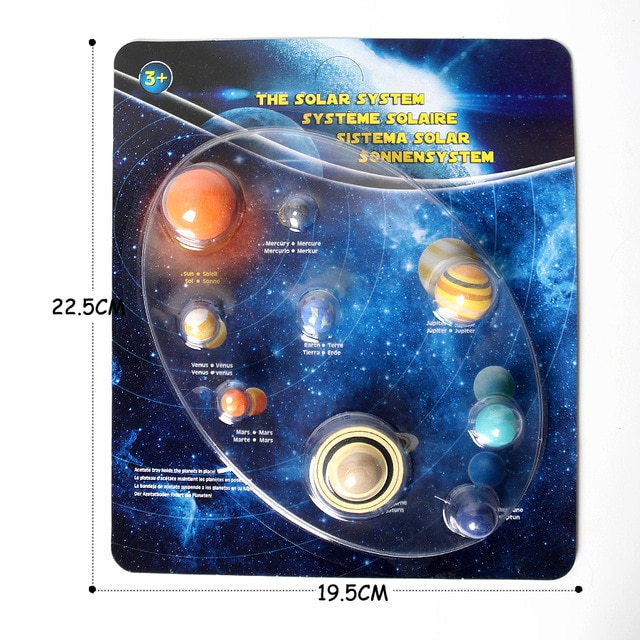 Simulation The Solar System Figurine,Cosmic Planet Universe Plastic Models Action Figure Toys ...