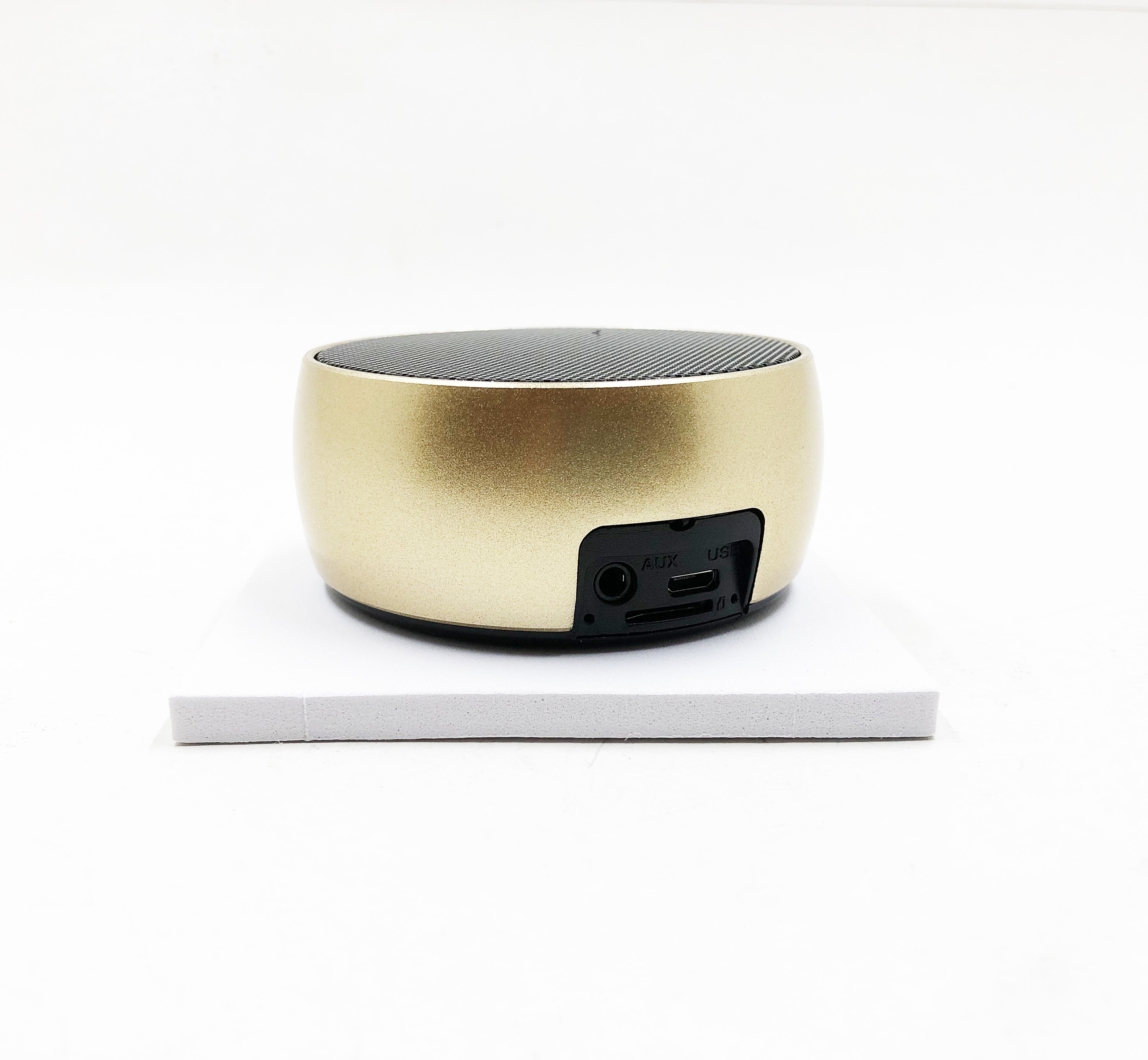 Simplicity BS-01 Wireless Portable Bluetooth Speaker Gold Color SD Card ...