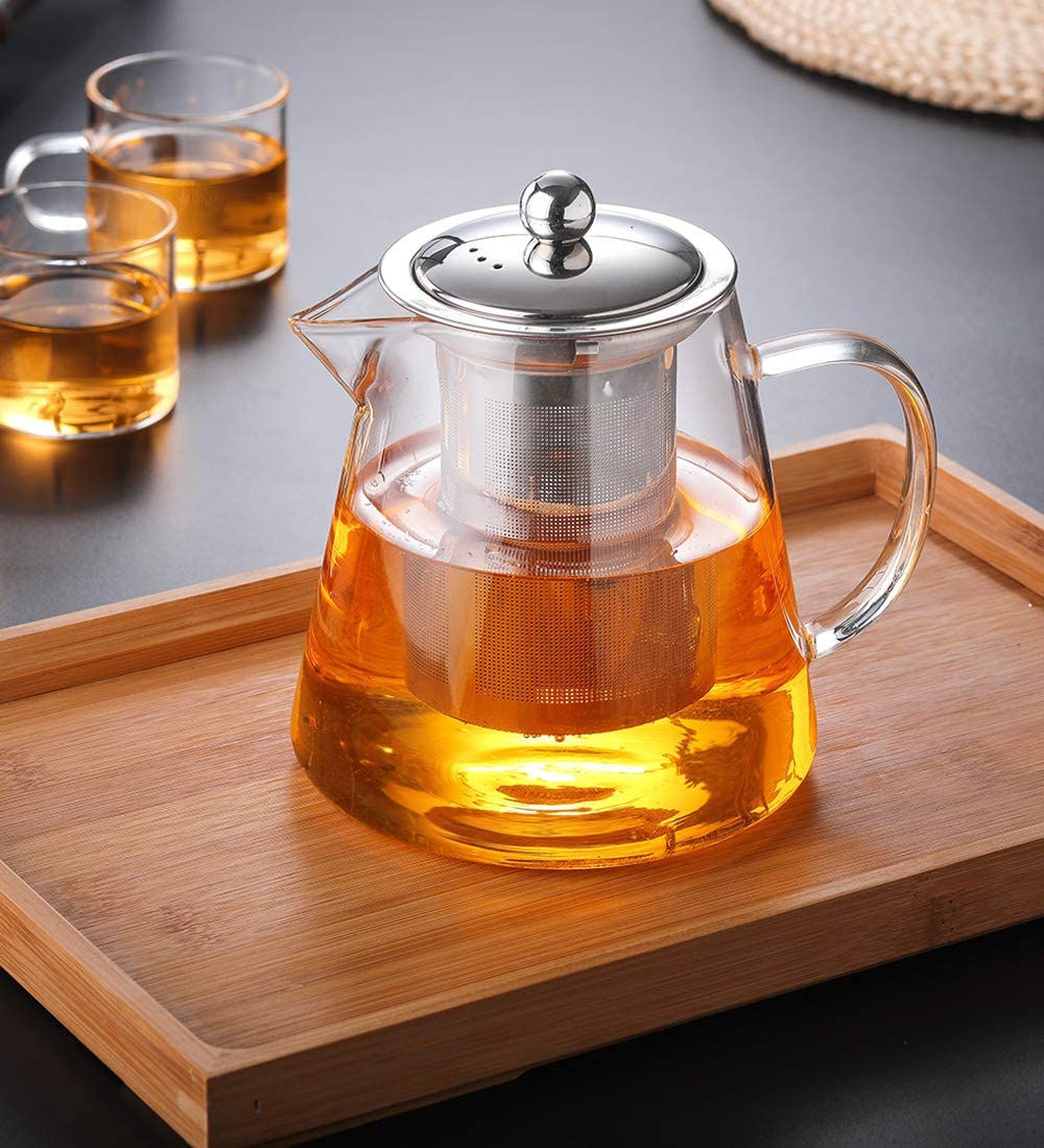 Glass Teapot with Infuser - 550ml | Daraz.lk