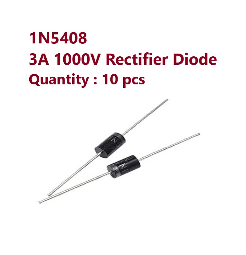 10 pcs of 1N5408 3A 1000V Rectifier Diode | Daraz.lk