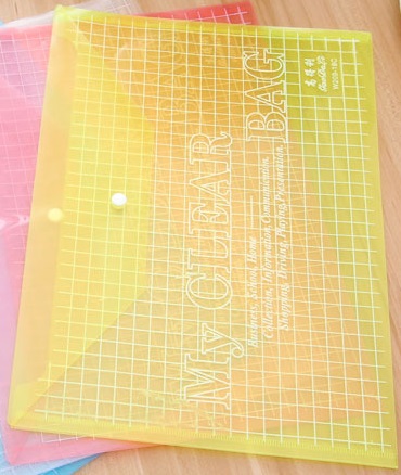 FILE COVER CLEAR BAG File Folder - Transparent Cover File holder | Daraz.lk