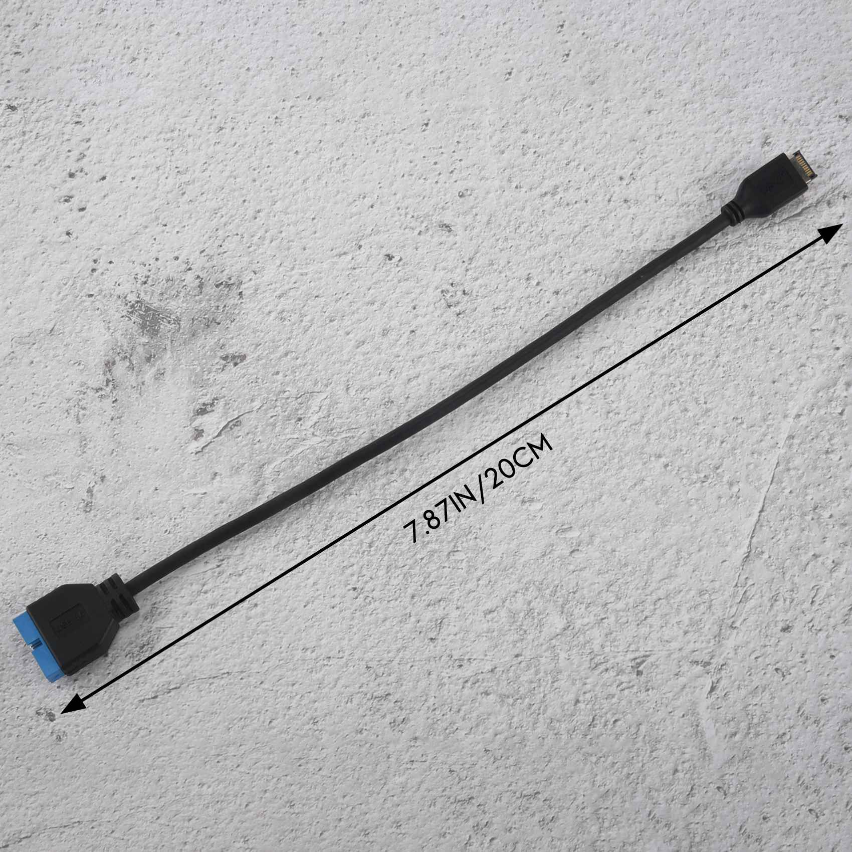 USB 3.1 Front Panel Header to USB 3.0 20Pin Header Extension Cable for ...