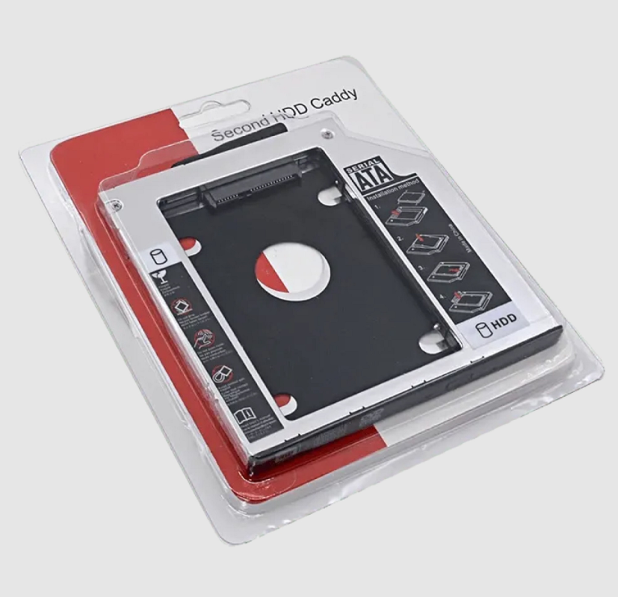 Laptop Second Hard Disk Caddy 12.7mm With 6 Months Warranty Grade A ...