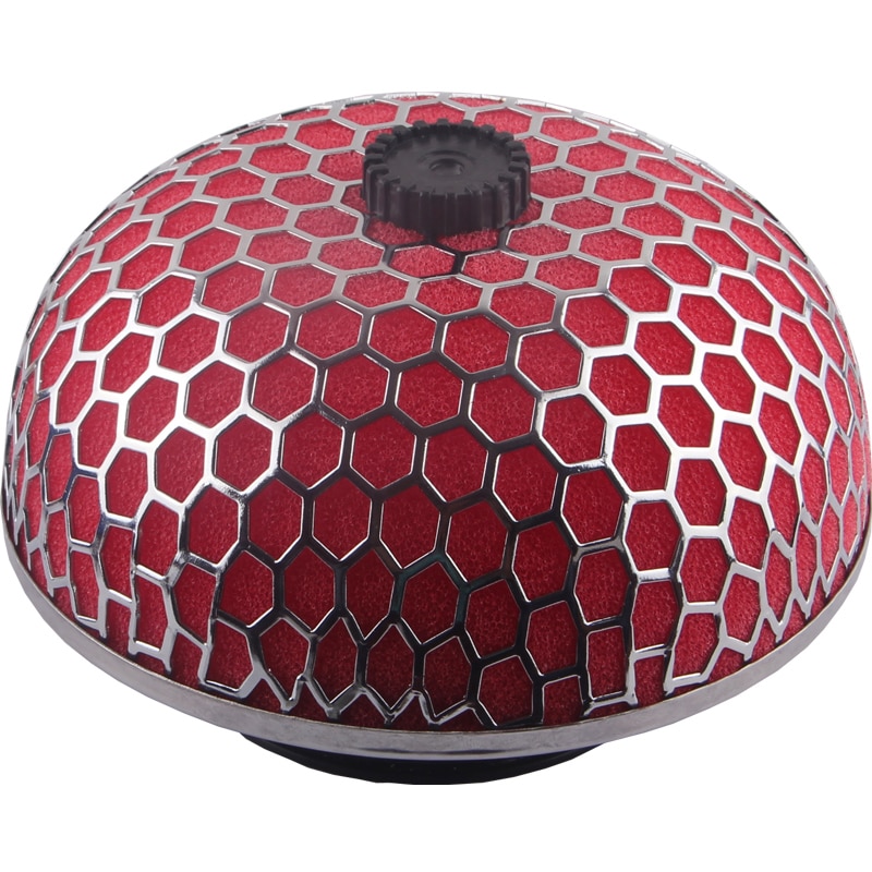 blue 75mm-auto universal air intake filter turbo high flow racing cold ...