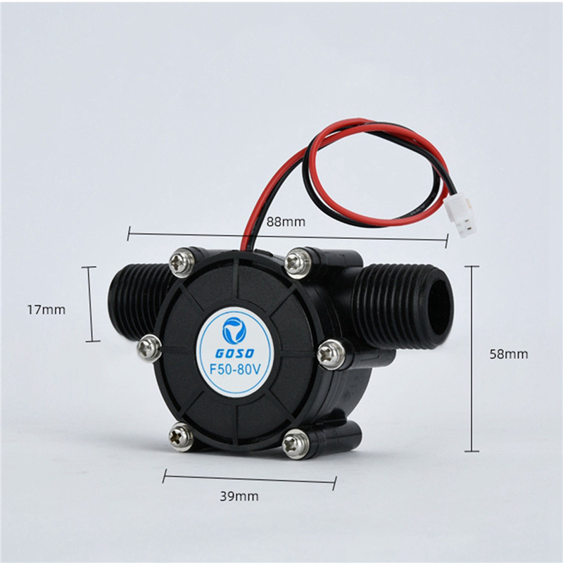2X Micro-Hydro Generator 12V 10W DC Water Flow Generator Turbine ...