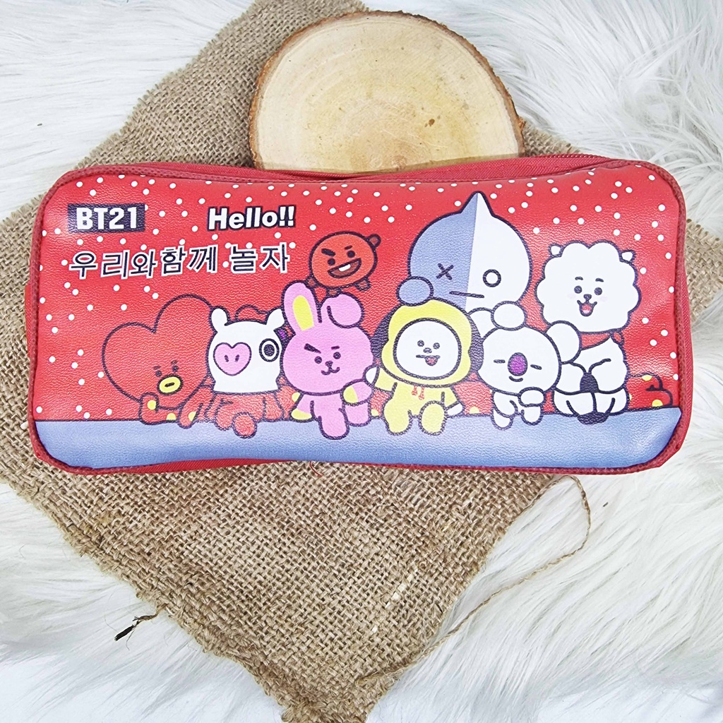 Bts BT21 PENCIL Box/BT21 PENCIL Box/PENCIL CASE Box/PENCIL CASE/PENCIL ...