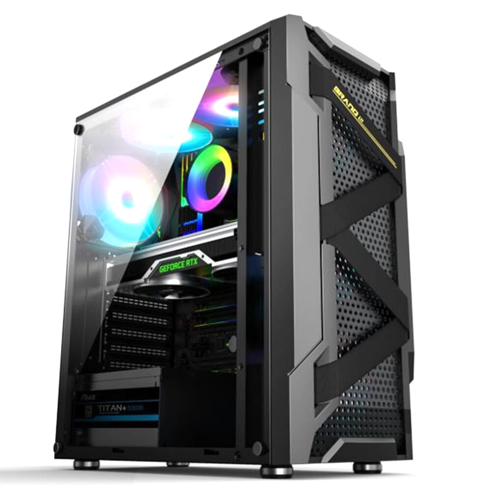 Ruix Titan Atx Gaming Casing Without Fan | Daraz.lk