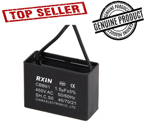 Ceiling fan capacitor 1.5uf table fan motor 1.5 uf | Daraz.lk