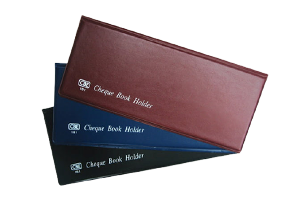 Business cheque book cover 25cm x 11cm x 1cm | Daraz.lk