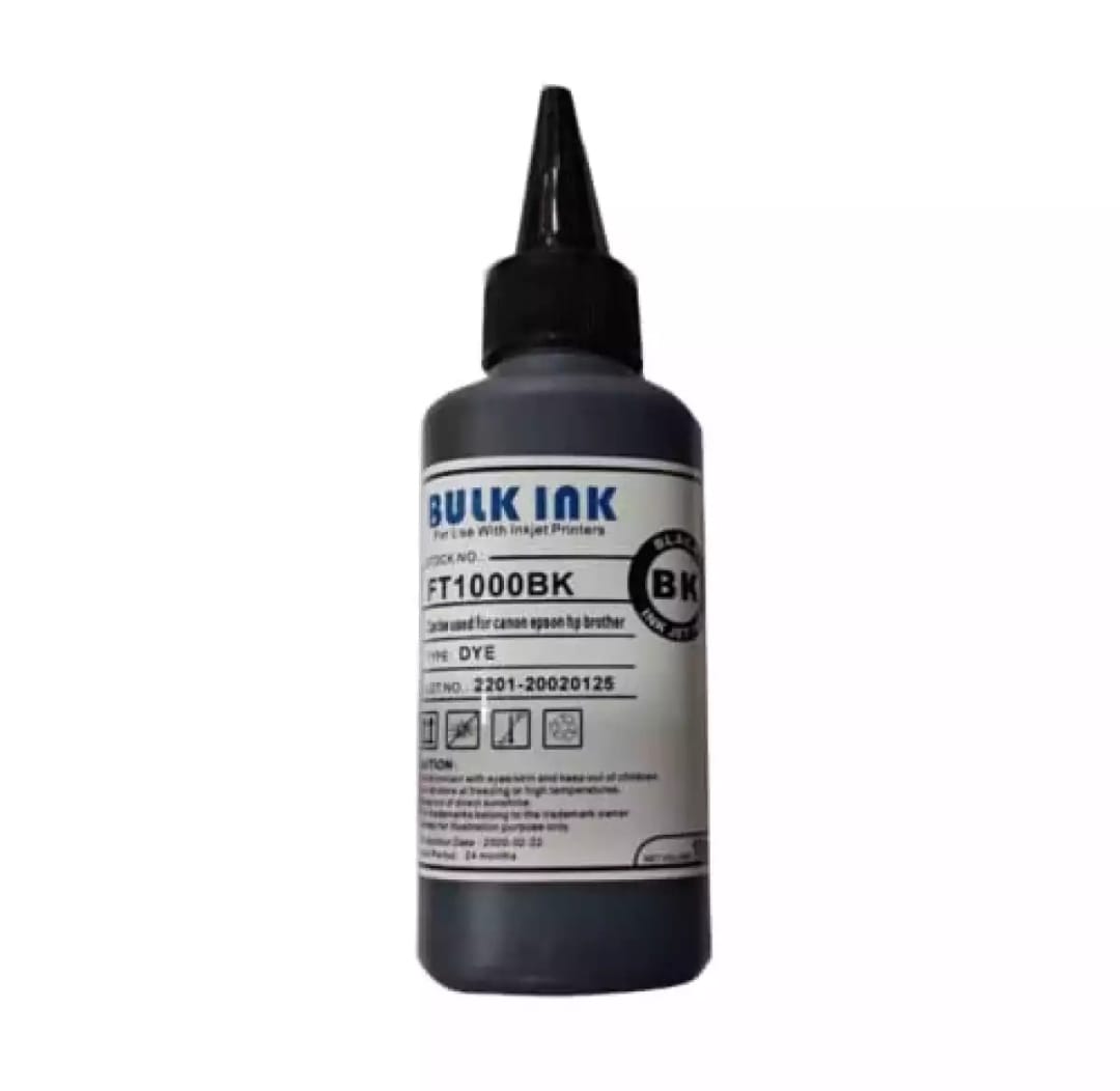 Universal Refill Ink Black 100ml Bottle | Daraz.lk